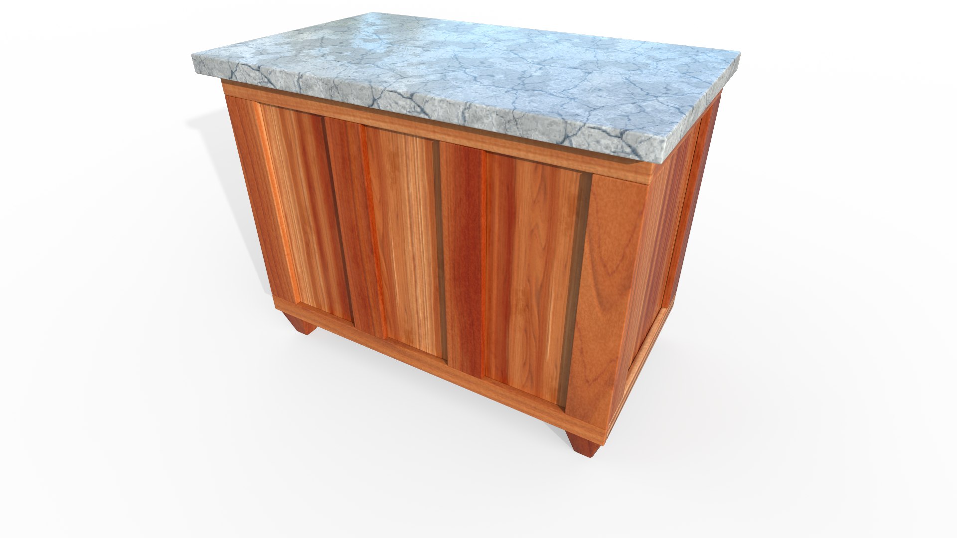 Tall Cedar Chest 3D model - TurboSquid 1731167