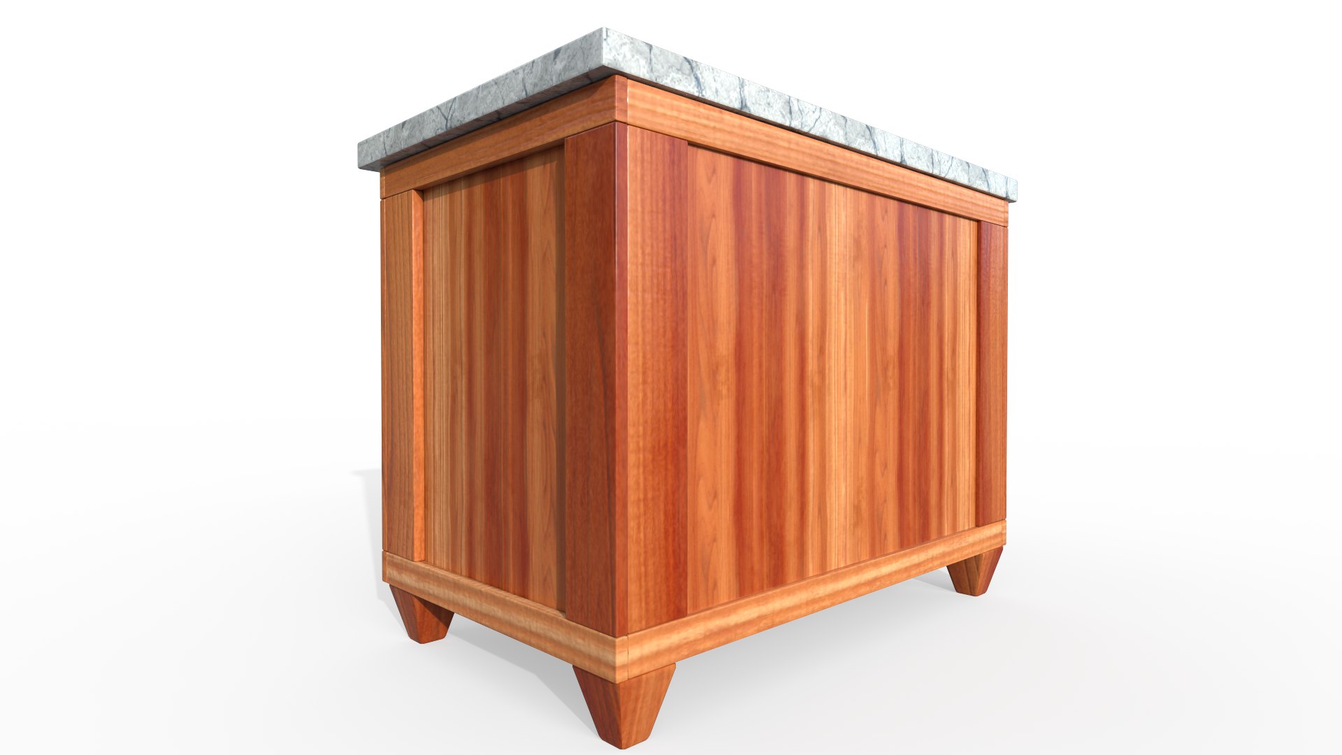 Tall Cedar Chest 3D model - TurboSquid 1731167