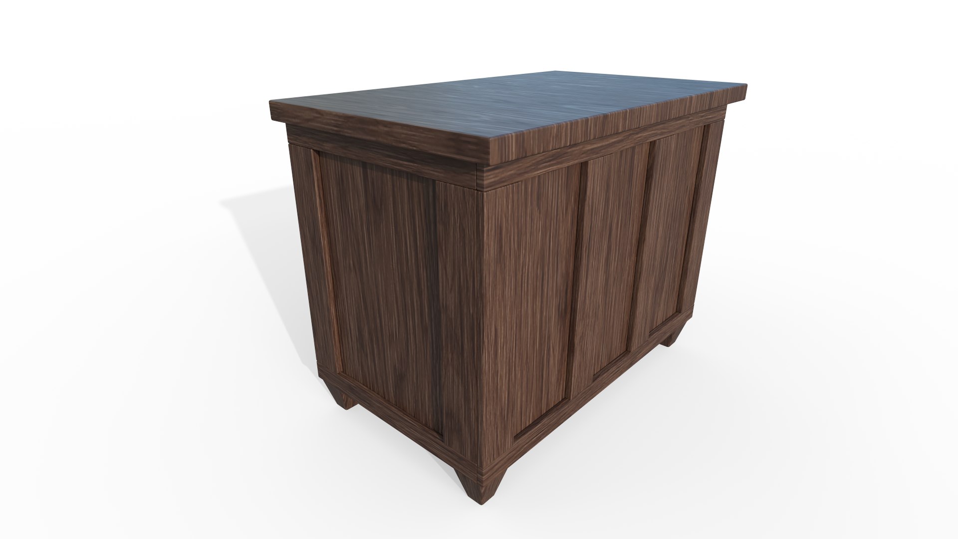 Tall Cedar Chest 3D model - TurboSquid 1731167