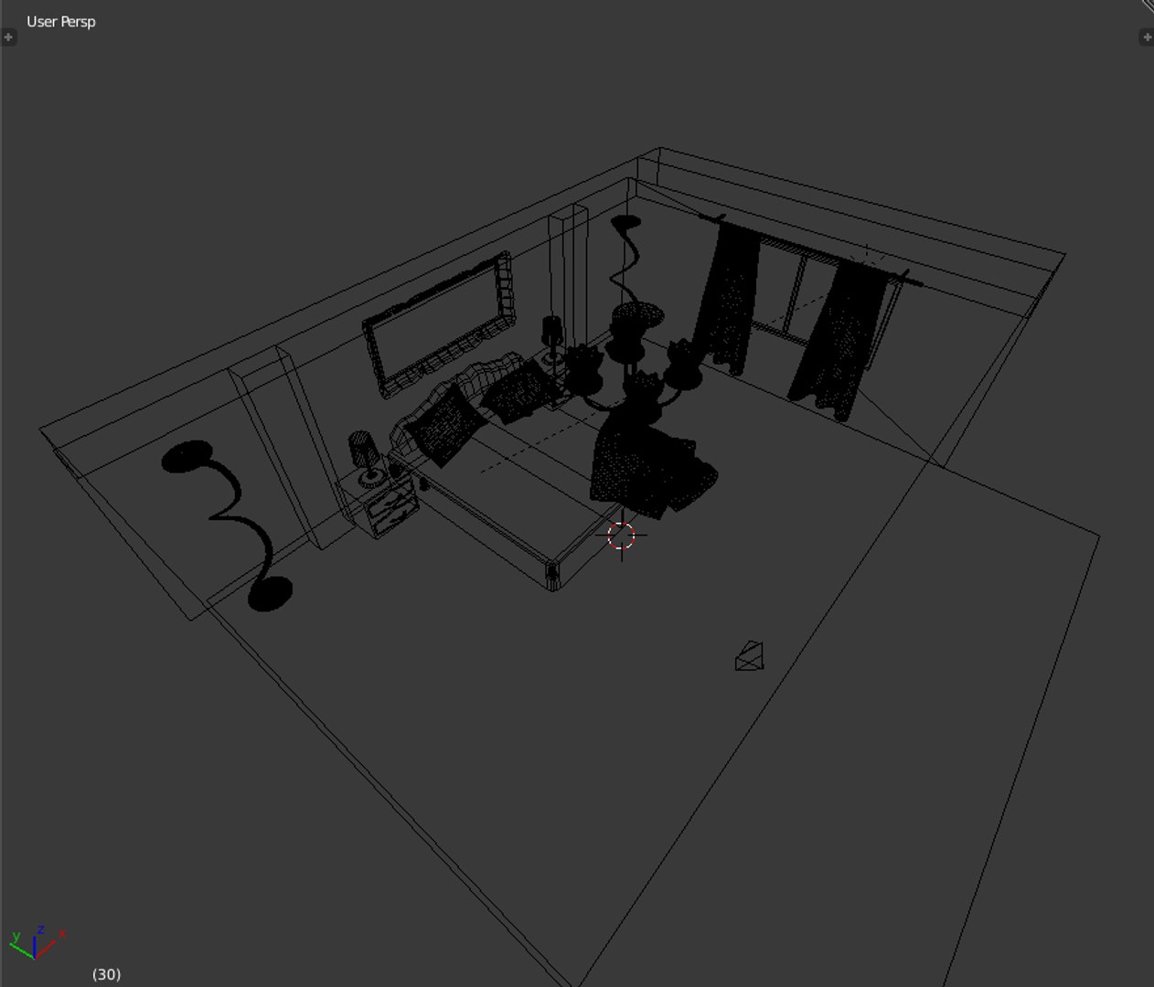 3d Model Simple Room