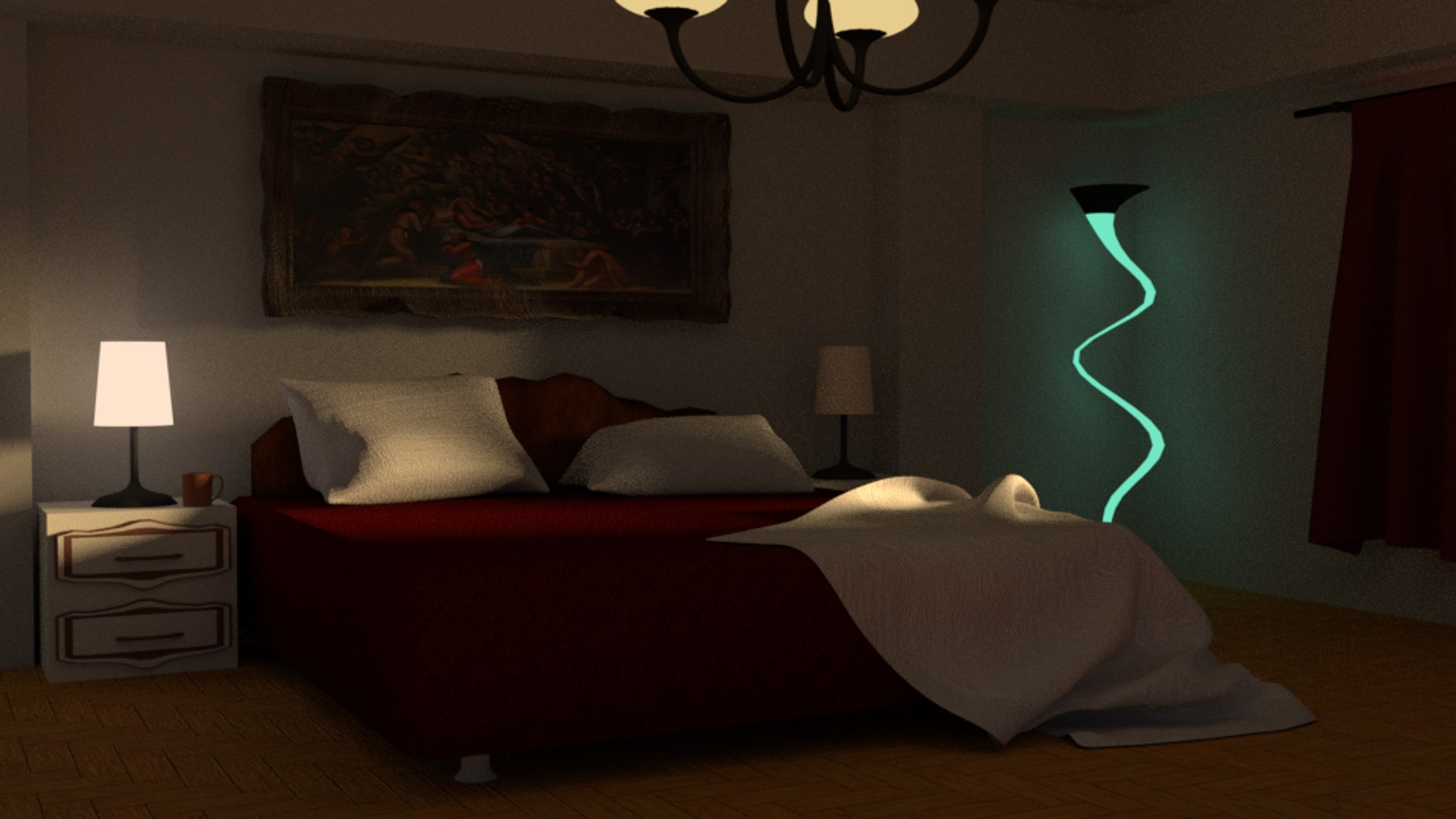 3d Model Simple Room