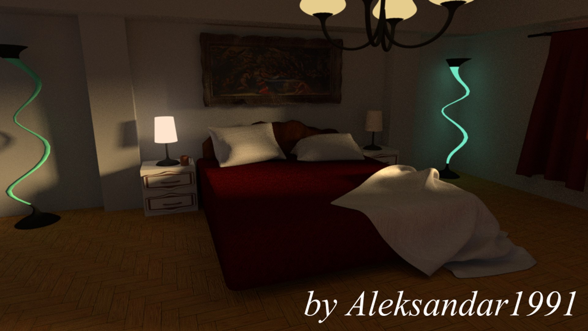 3d Model Simple Room