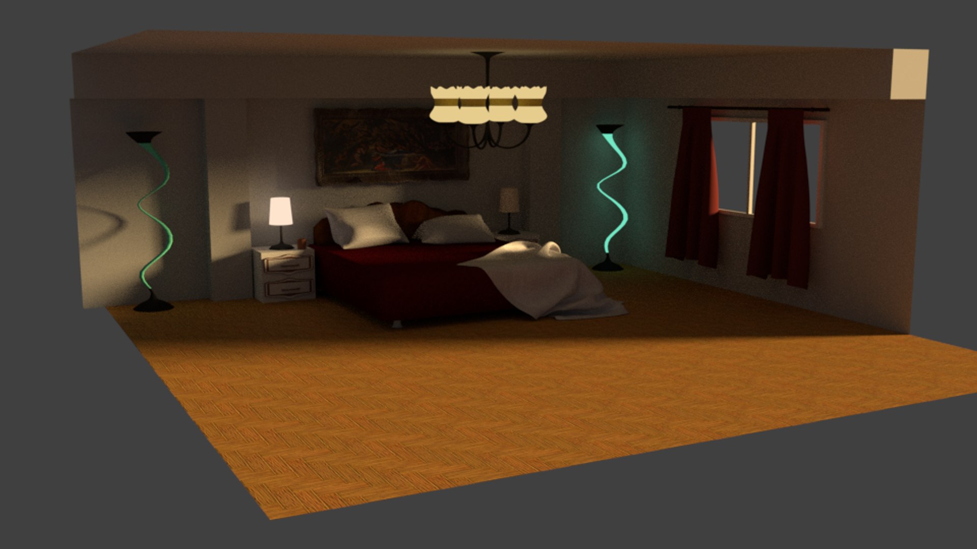 3d Model Simple Room