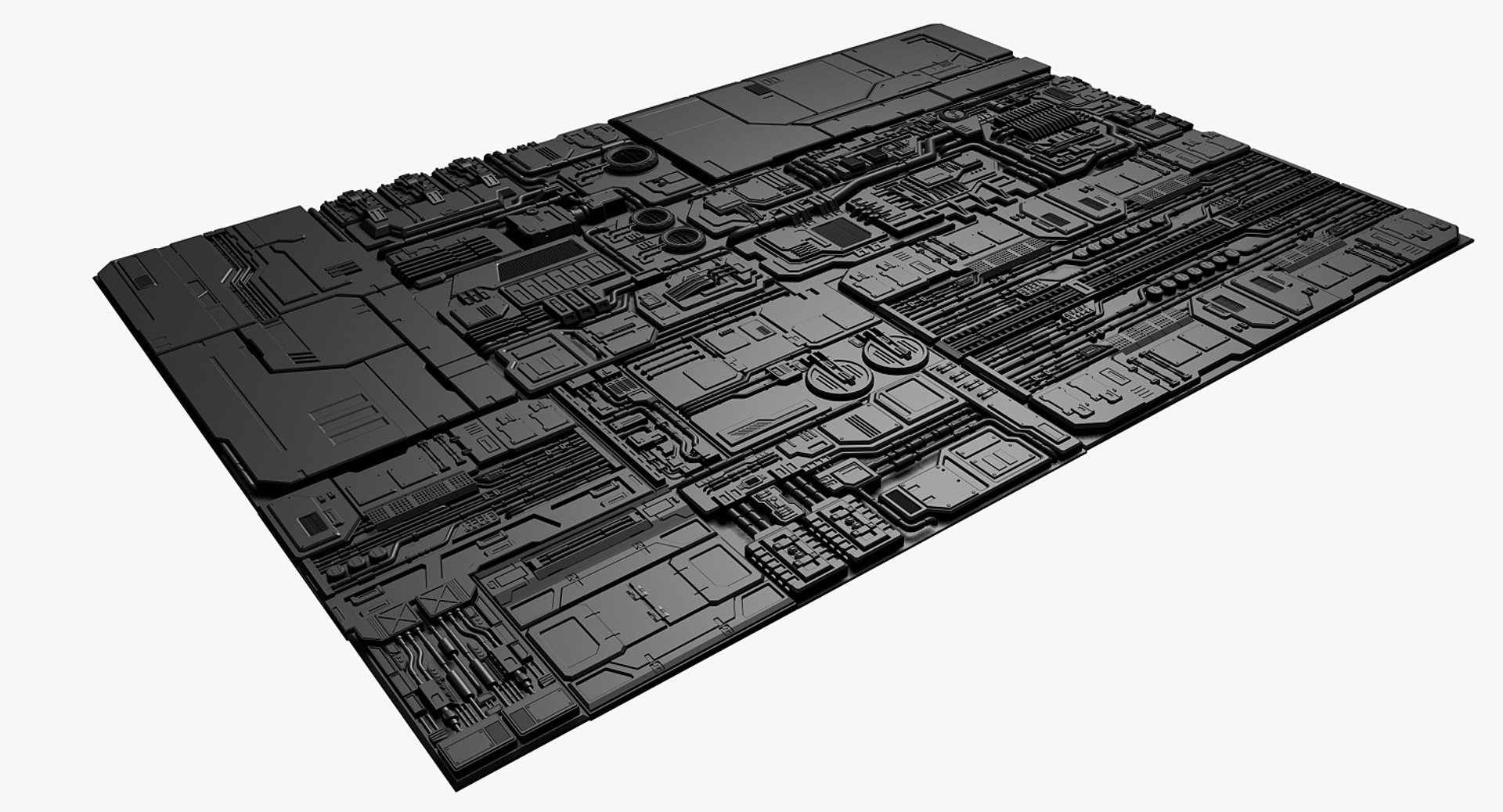 Set Panels Sci-fi 3D Model - TurboSquid 1412530