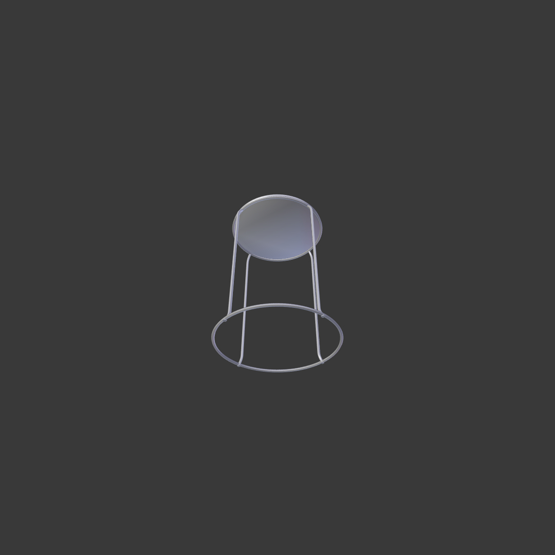 3D Model Simple Stool - TurboSquid 1194159