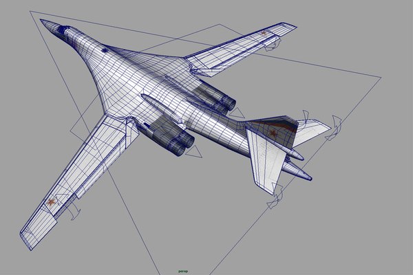 tu-160 bomber 3d ma
