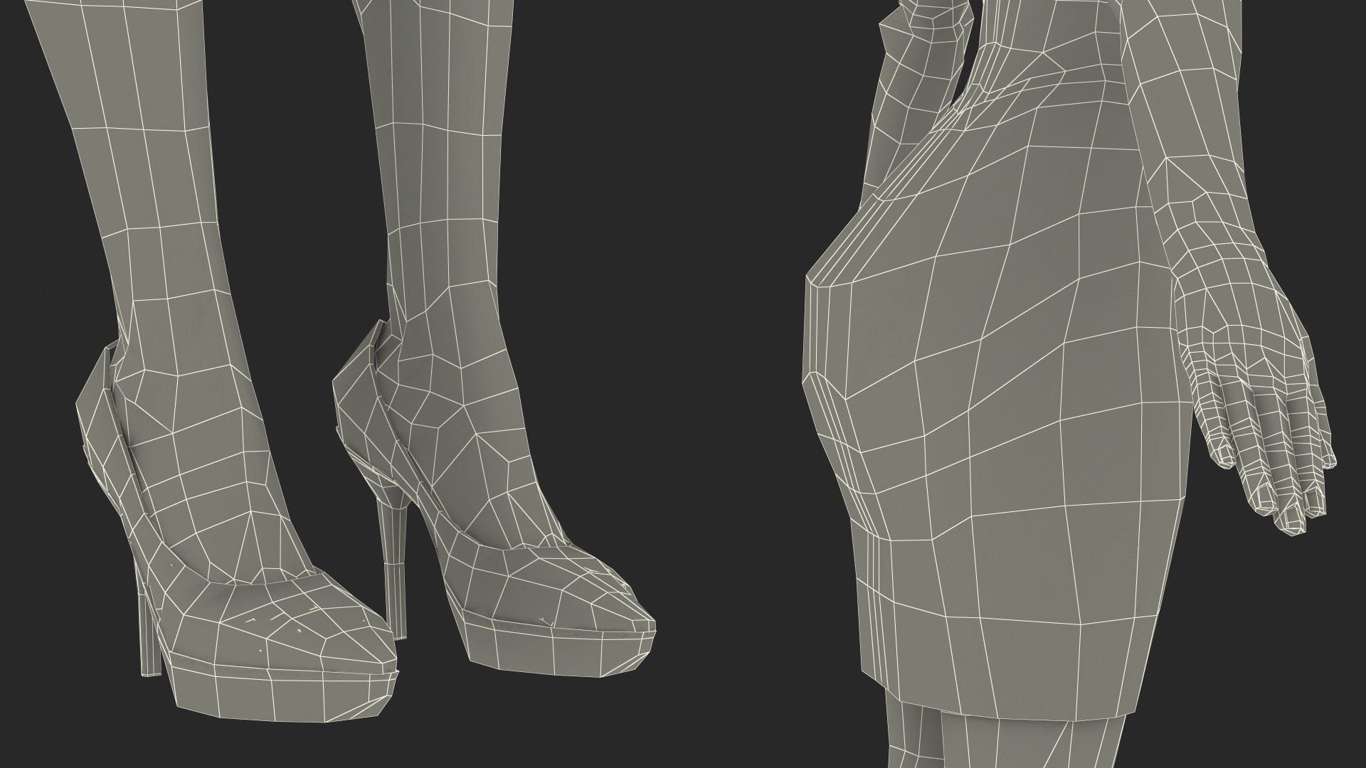 3D cartoon young girl party model - TurboSquid 1440411