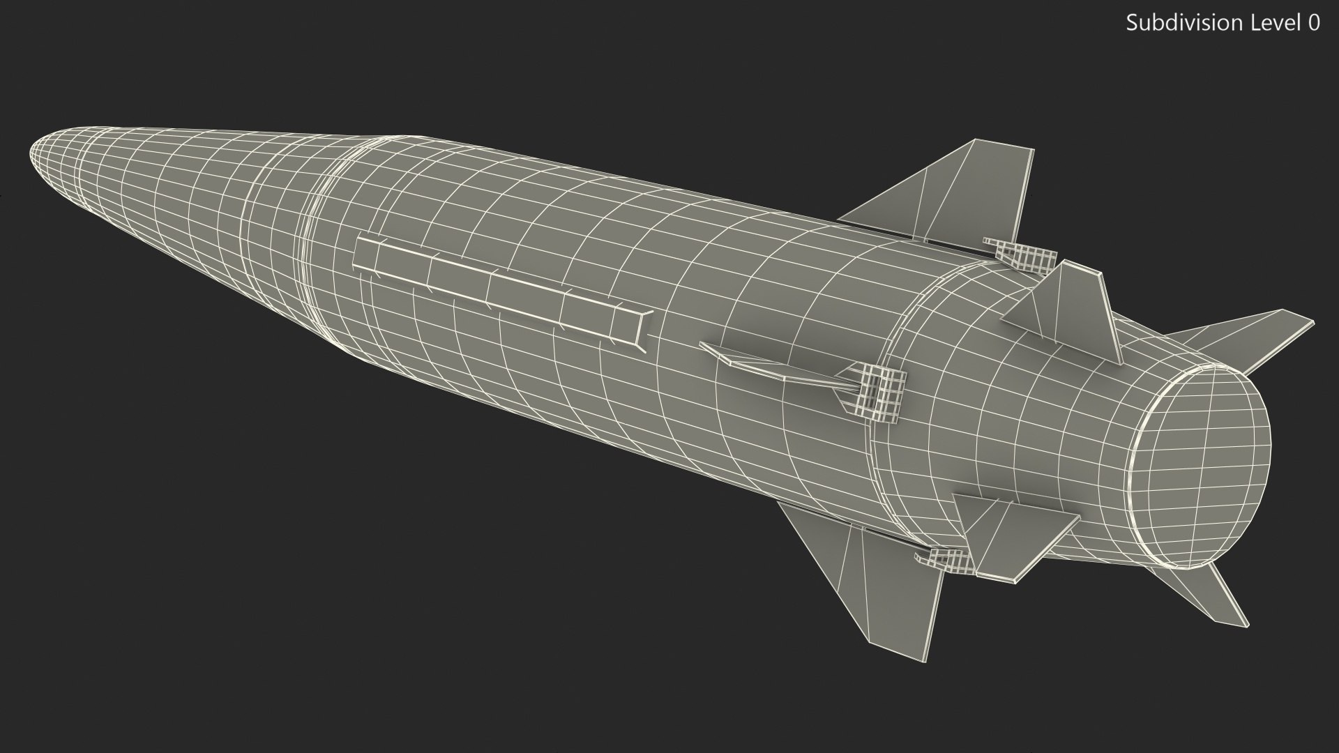 Kinzhal Kh-47M2 Nuclear Capable Hypersonic Missile Model - TurboSquid ...