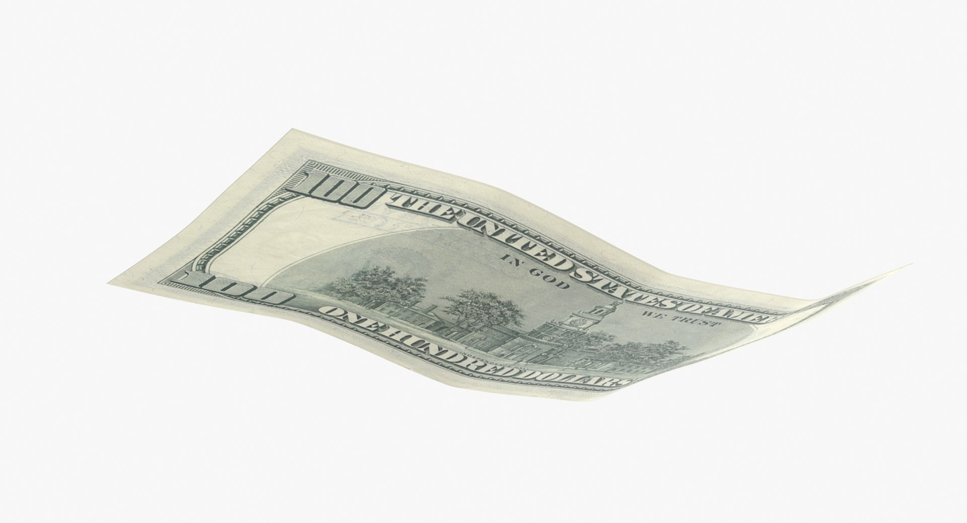 100 Dollar Bill 3D Model - TurboSquid 1381332