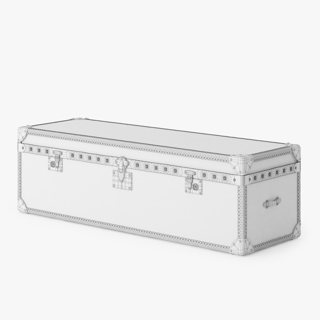 3d Mayfair Steamer Trunk Model