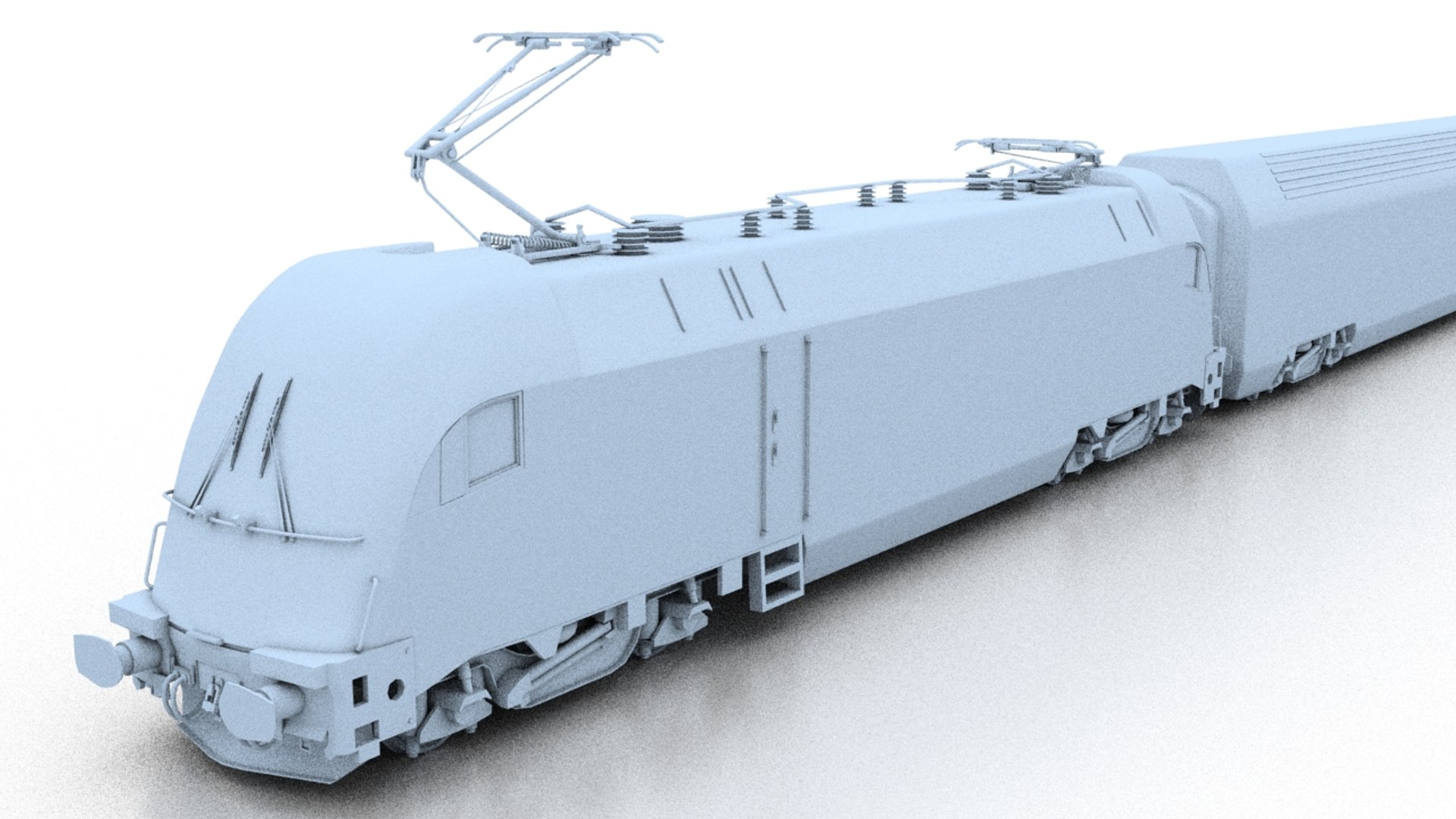 3d model railjet car locomotive