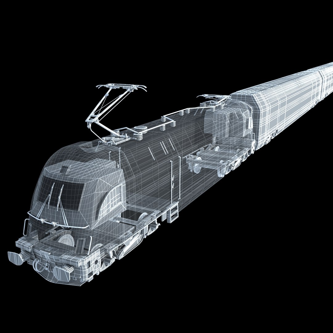 3d Model Railjet Car Locomotive