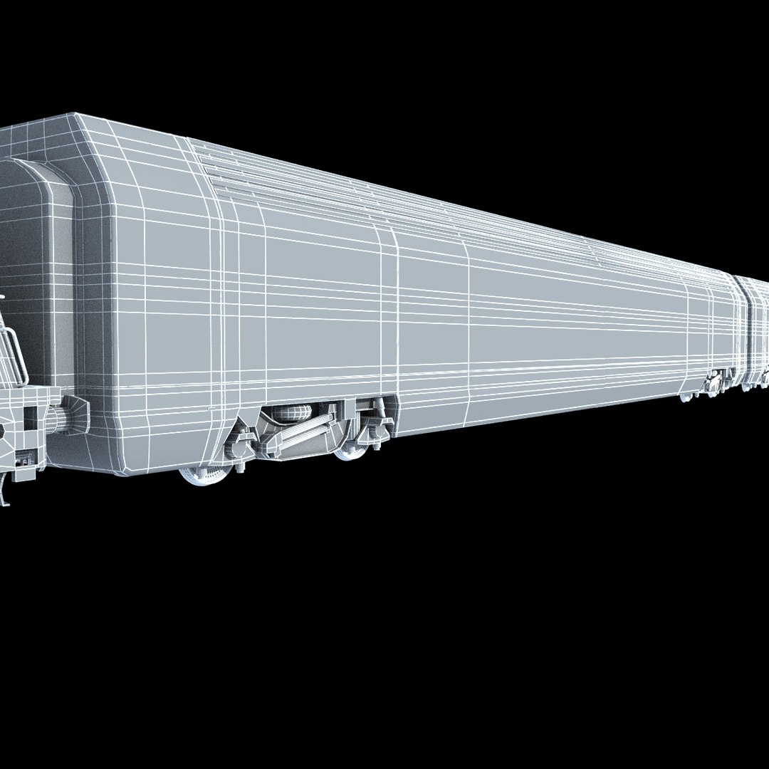 3d model railjet car locomotive