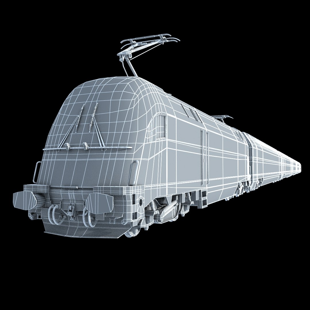 3d Model Railjet Car Locomotive