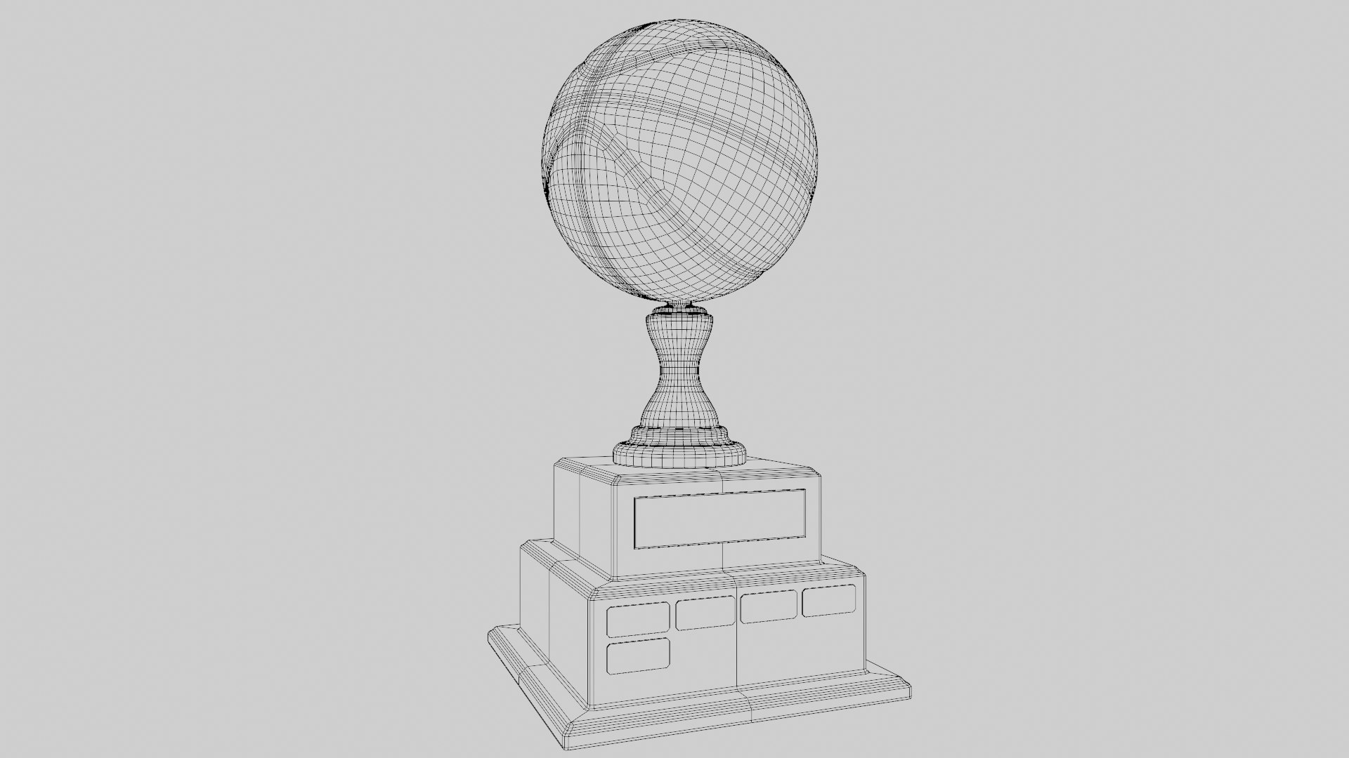 3D Basketball Trophy Model - TurboSquid 2105735