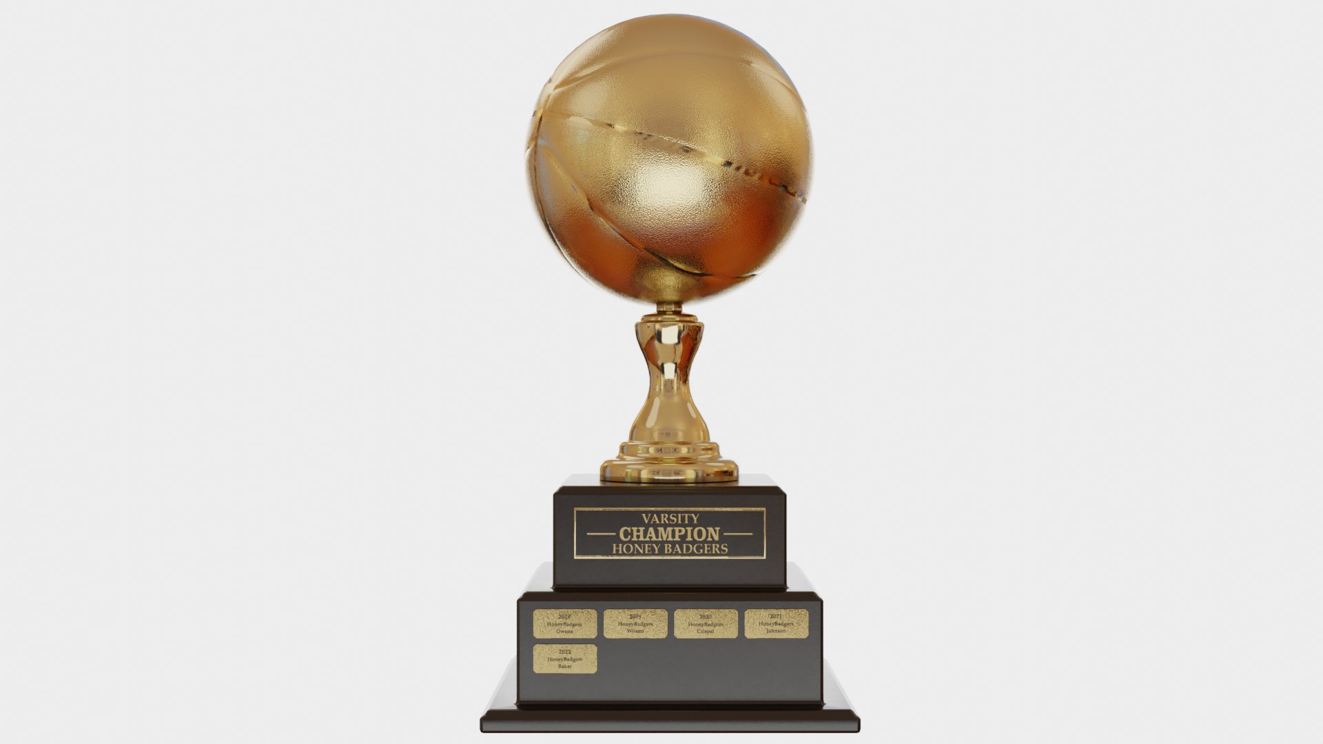 3D Basketball Trophy Model - TurboSquid 2105735