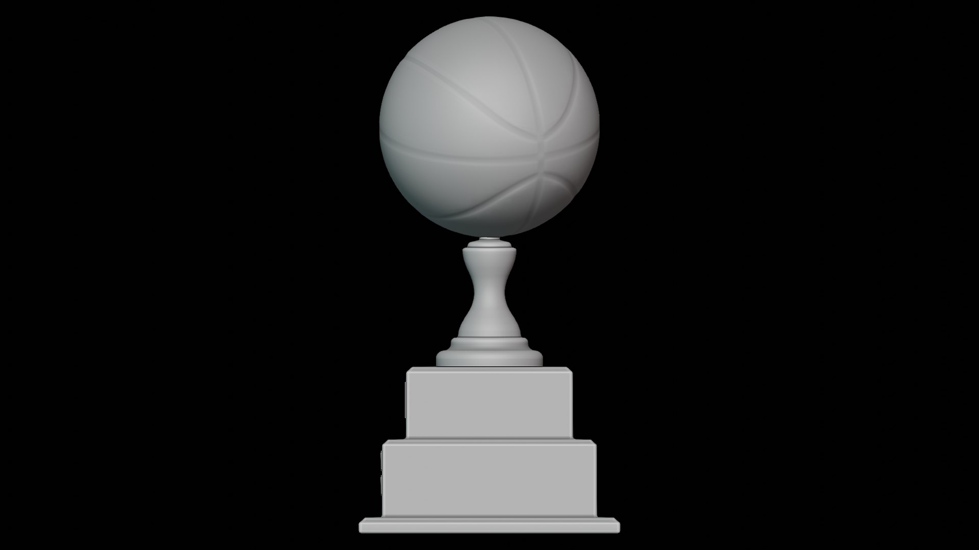 3D Basketball Trophy Model - TurboSquid 2105735
