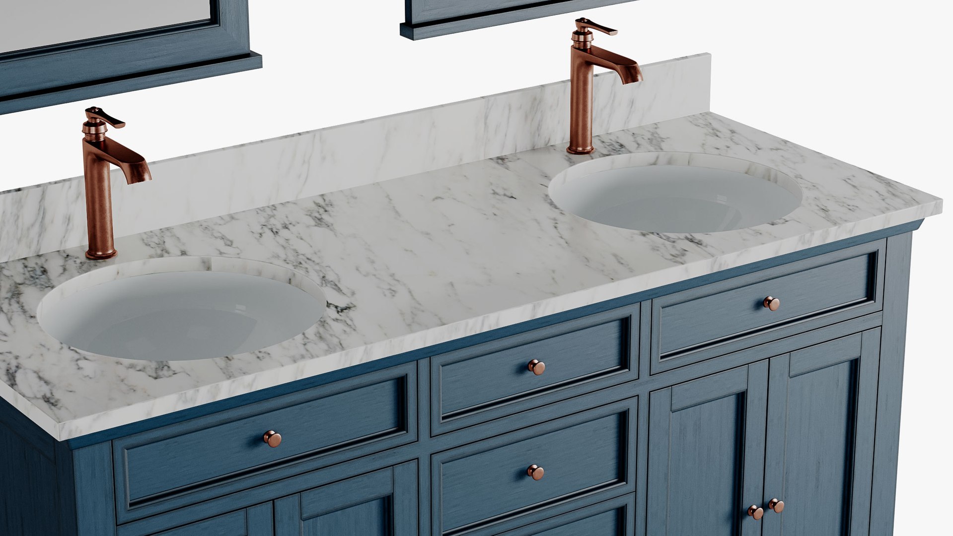3D Keller Double Vanity Model - TurboSquid 1524718