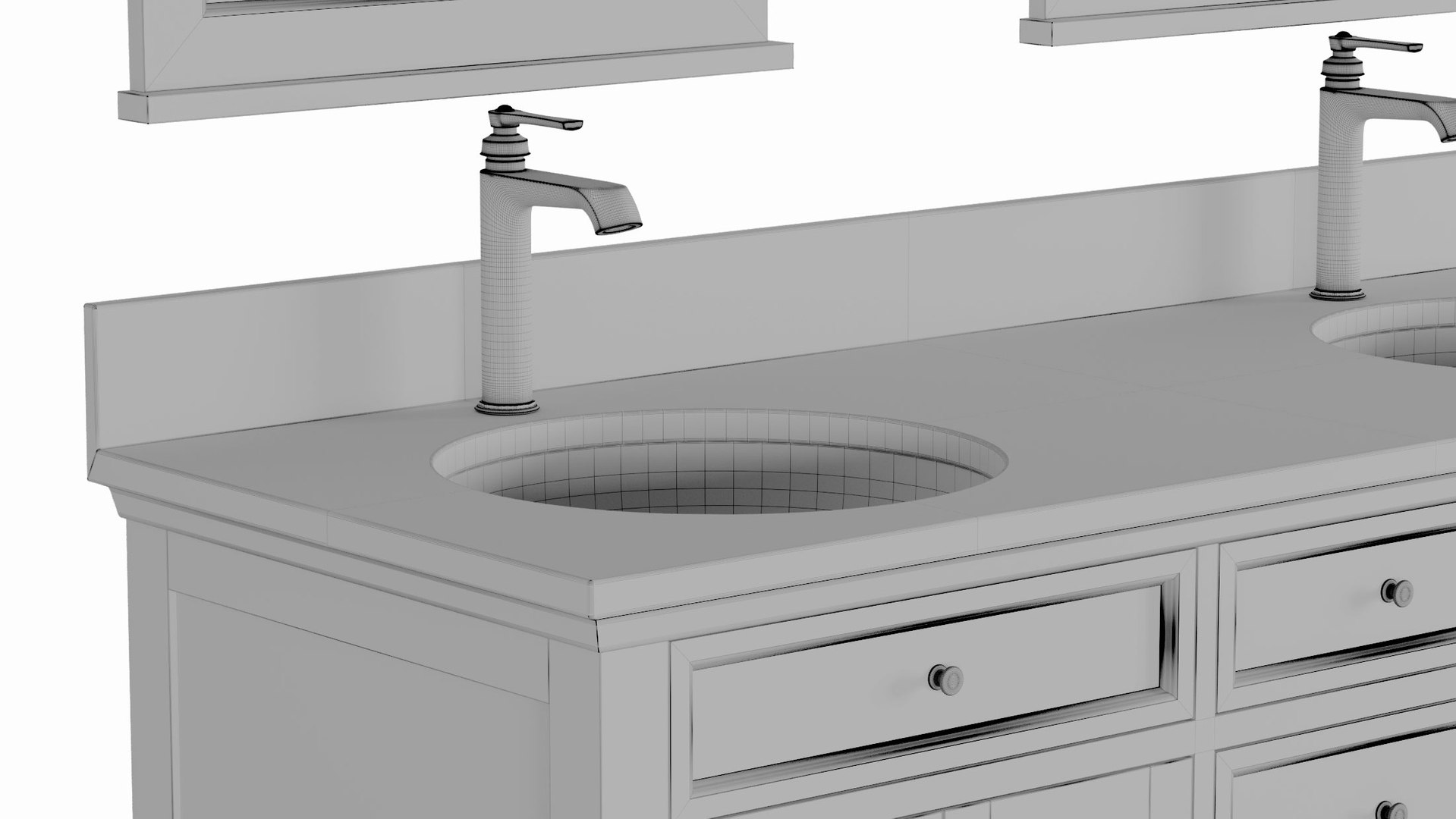 3D Keller Double Vanity Model - TurboSquid 1524718