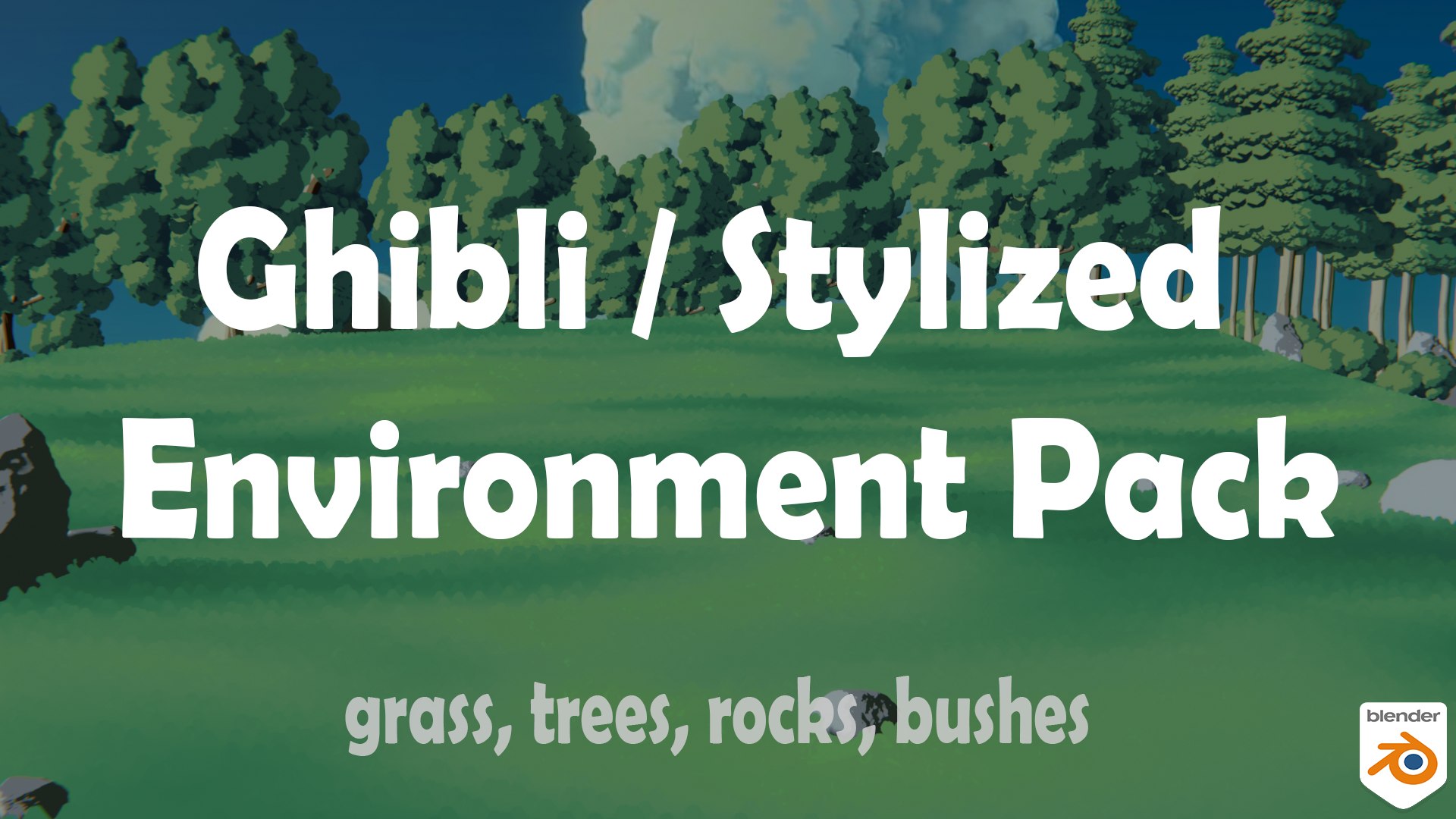 Ghibli Stylized Environment Pack 3D Model - TurboSquid 1802505