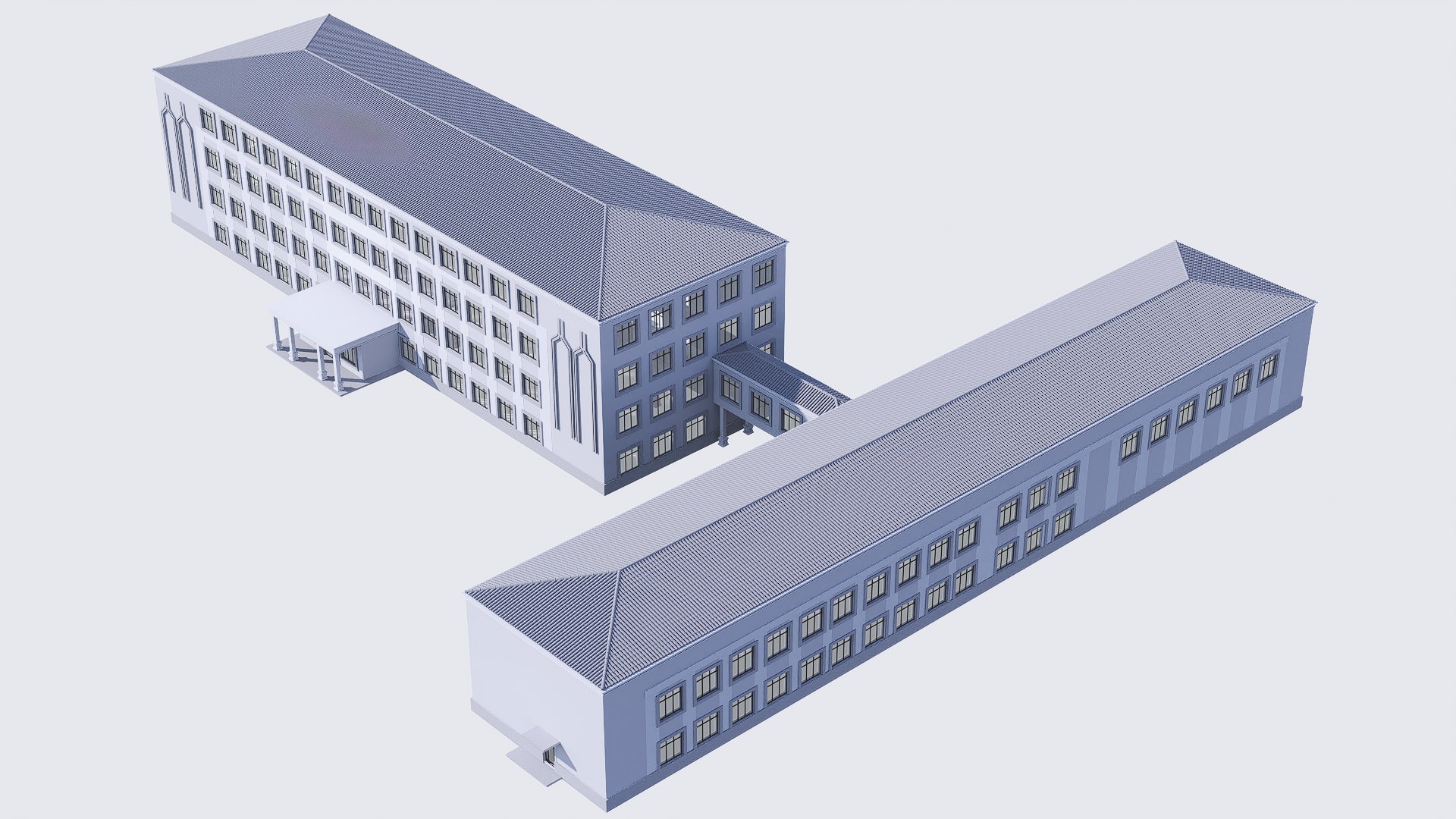3D School Model - TurboSquid 2271735