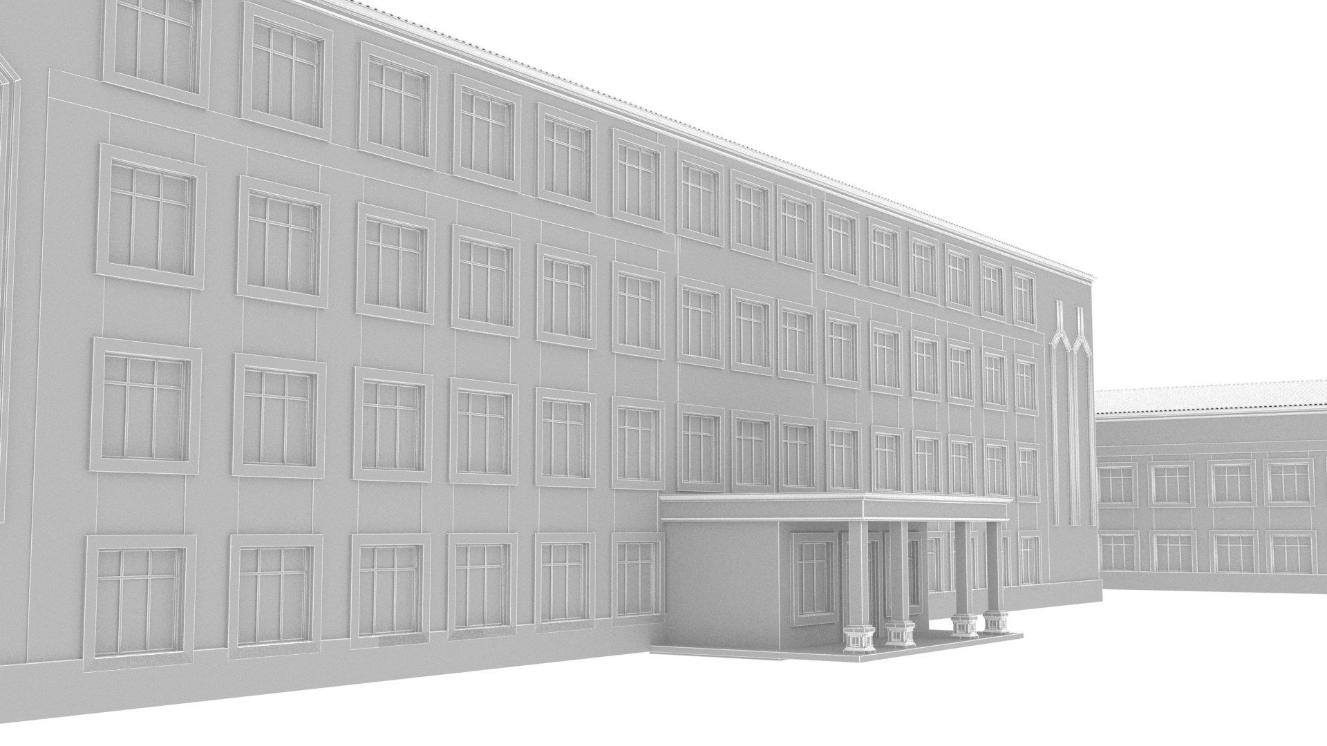 3D School Model - TurboSquid 2271735