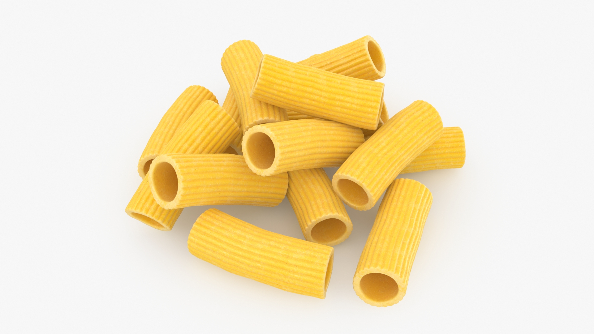 3D Raw Rigatoni Pasta - TurboSquid 2229513
