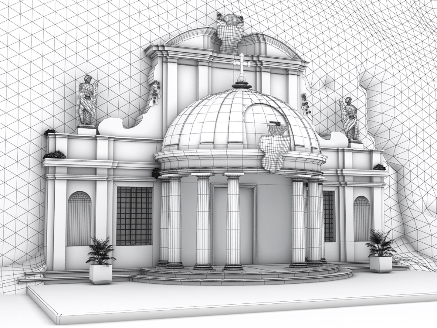 Sant Emidio Alle Grotte 3d Model