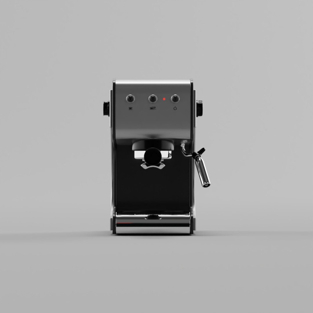 Coffee Machine With Grinder 3D Model - TurboSquid 2185194