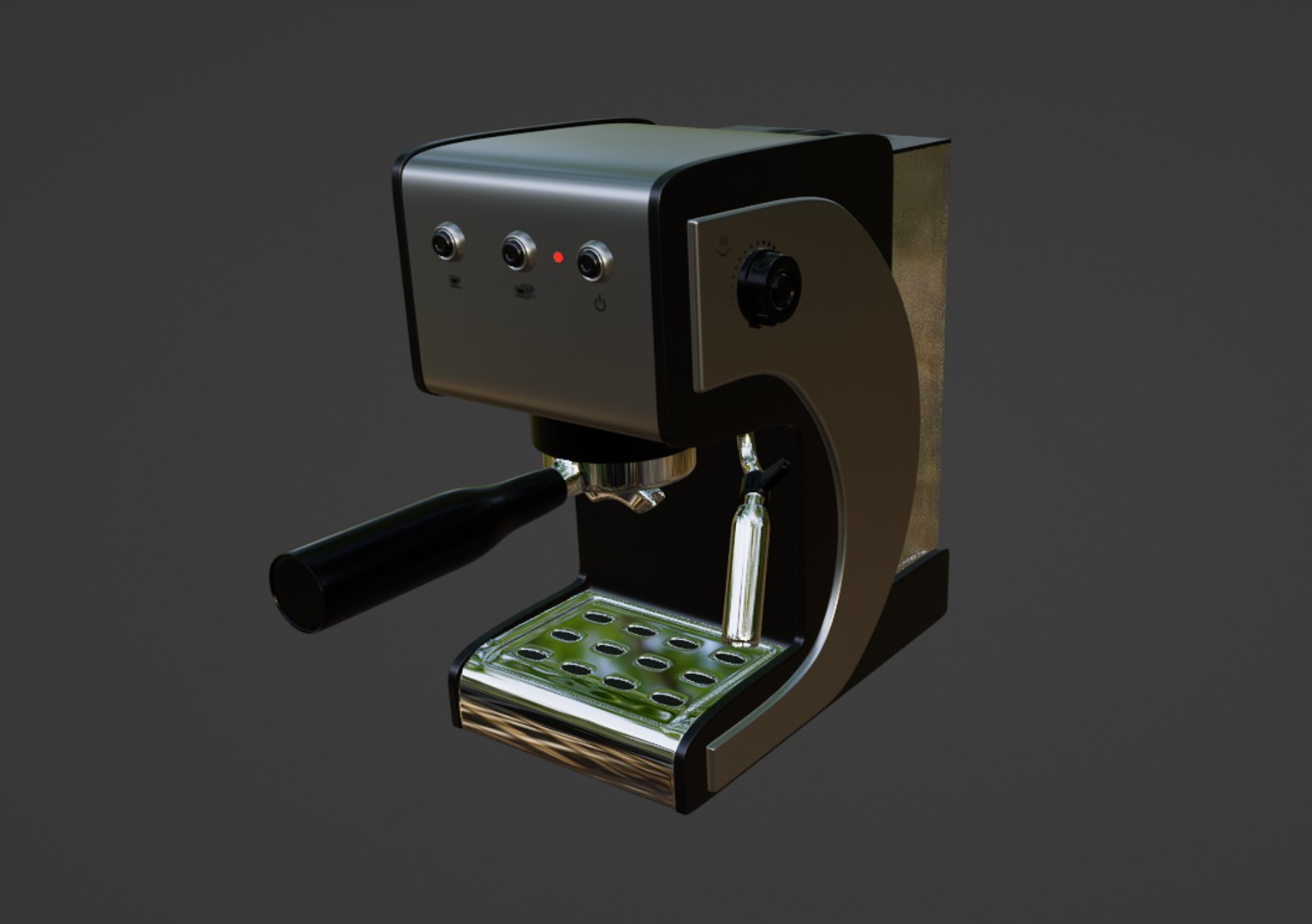 Coffee Machine With Grinder 3D Model - TurboSquid 2185194