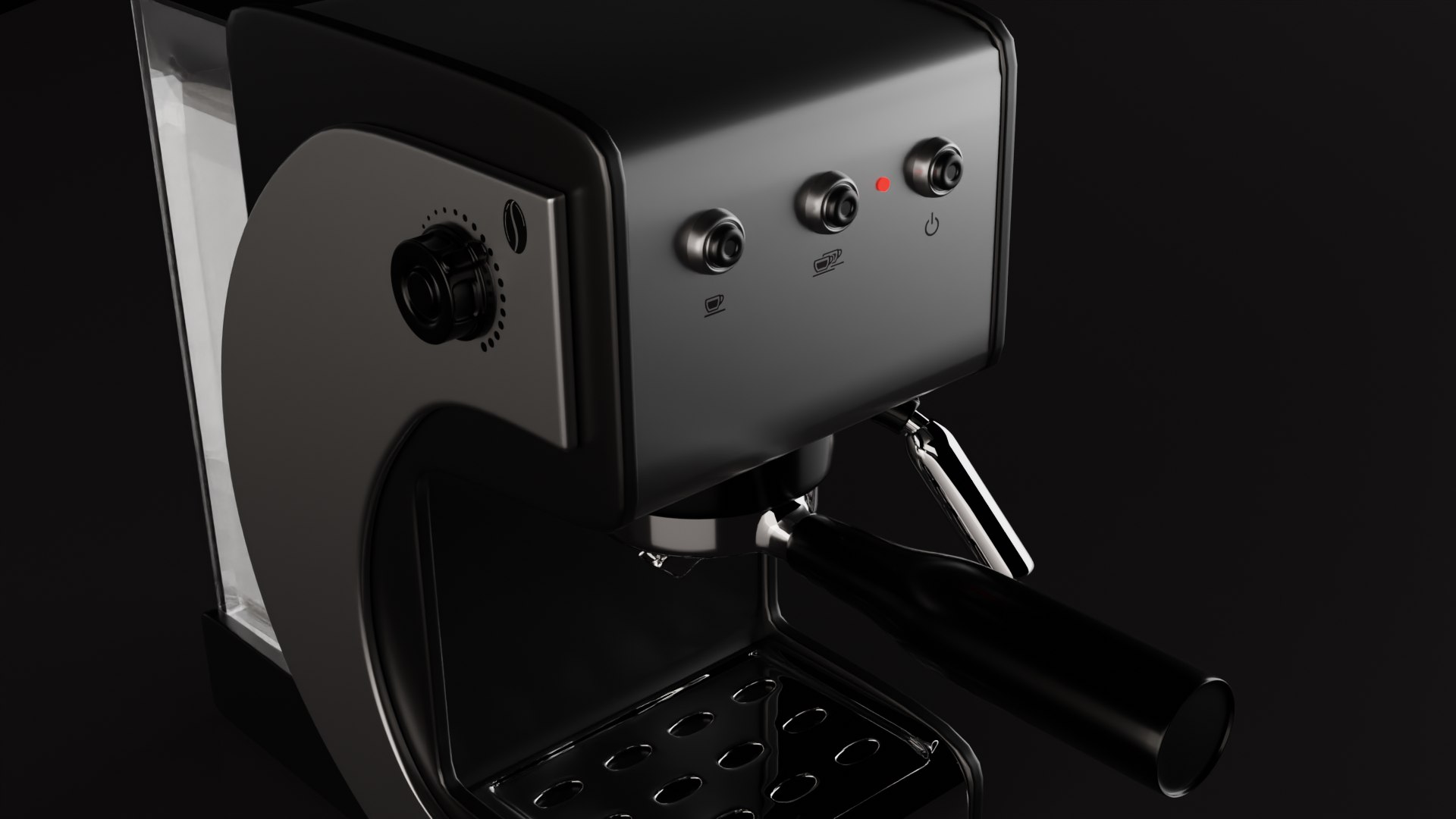 Coffee Machine With Grinder 3D Model - TurboSquid 2185194