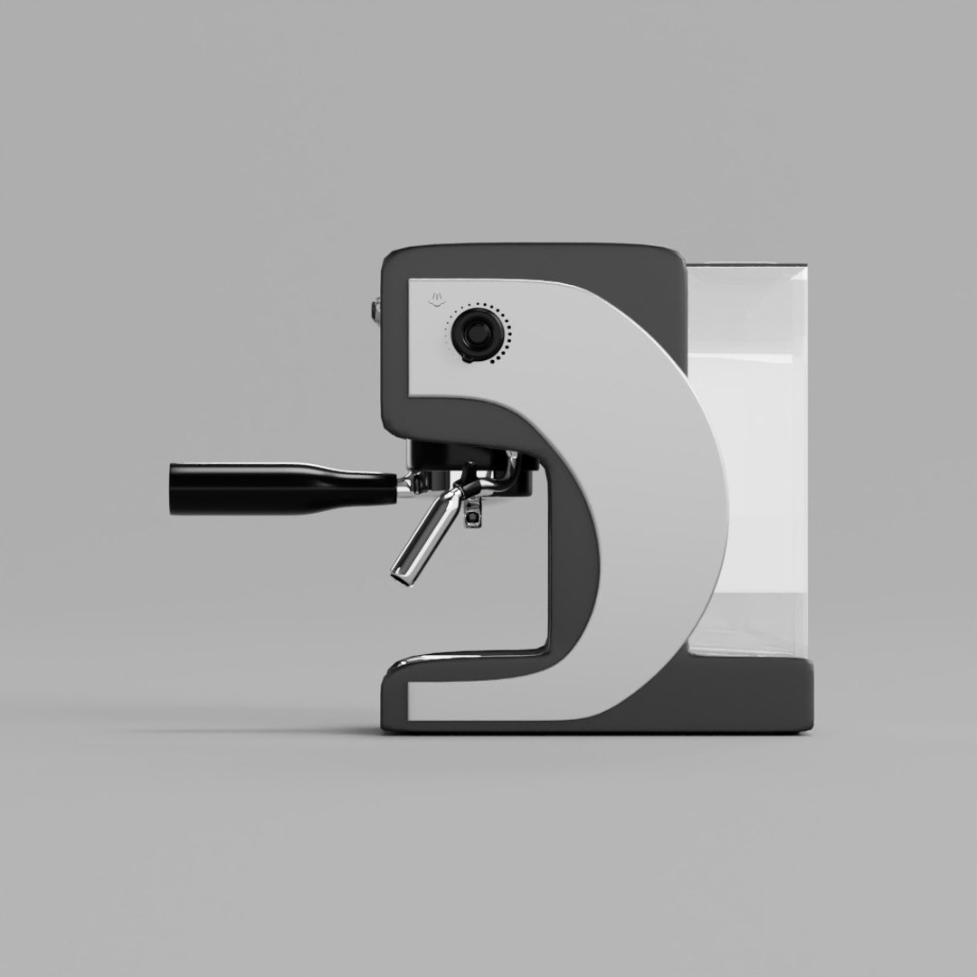 Coffee Machine With Grinder 3D Model - TurboSquid 2185194