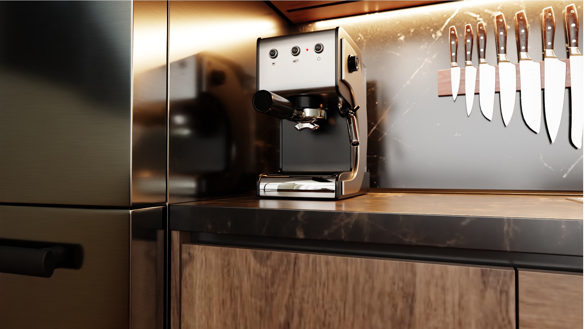 Coffee Machine With Grinder 3D Model - TurboSquid 2185194