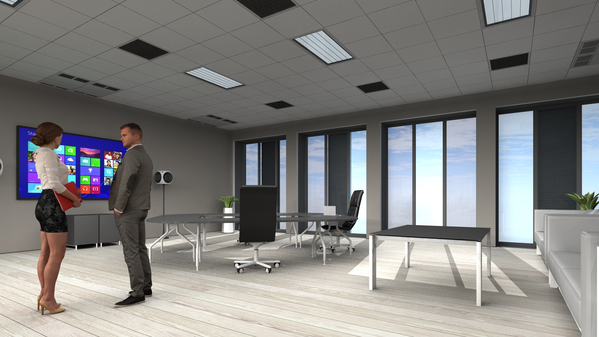 3d-scenes - Office 02 3D Model - TurboSquid 1420306
