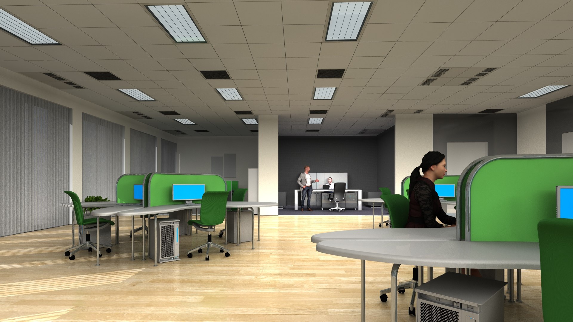 3d-scenes - Office 02 3D Model - TurboSquid 1420306