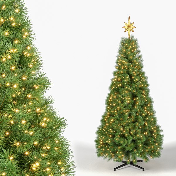3D Christmas Tree with Animated Lights - Set 2 - TurboSquid 1829975