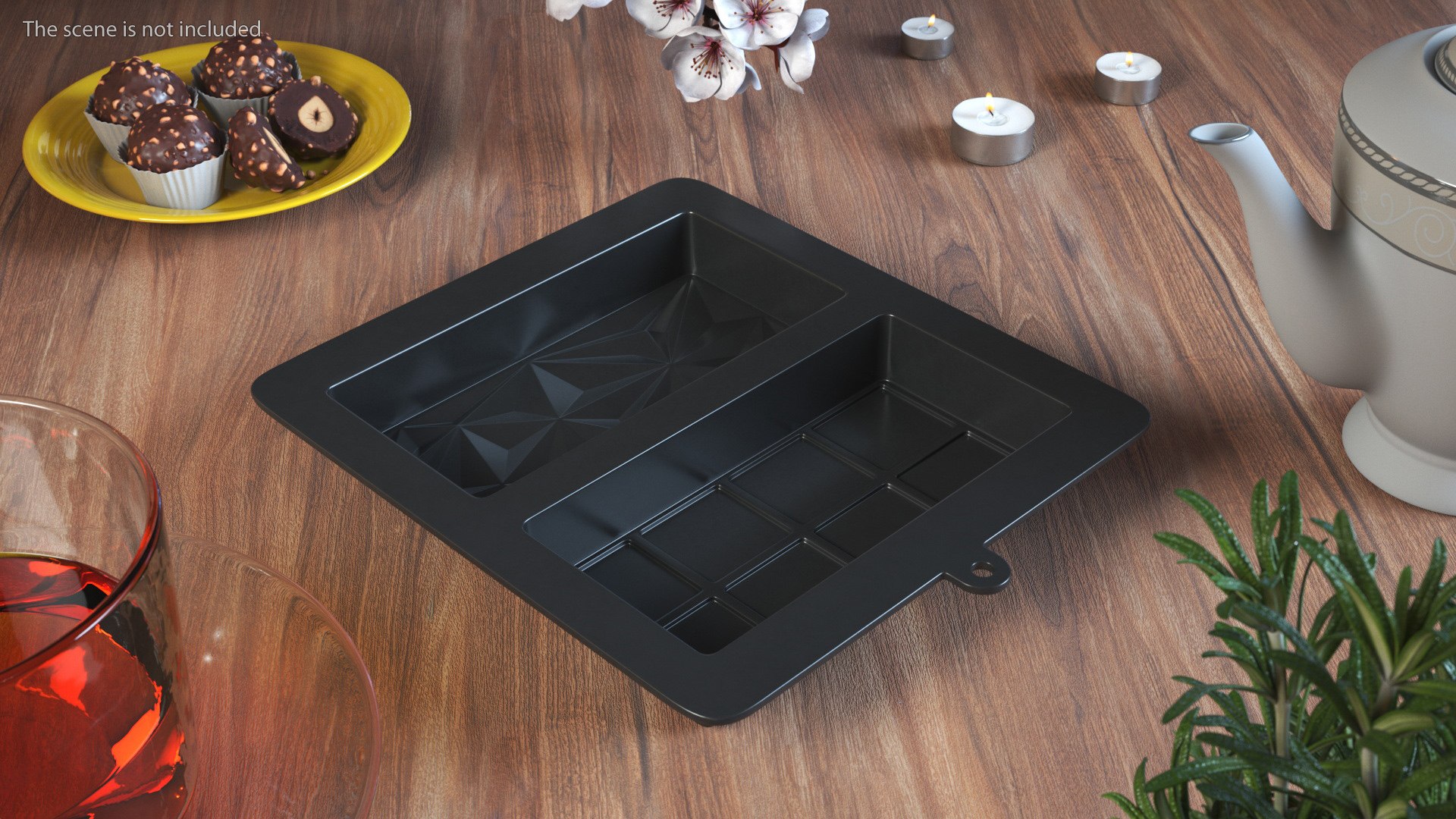 Chocolate Bar Mold Graphite Model - TurboSquid 2343319