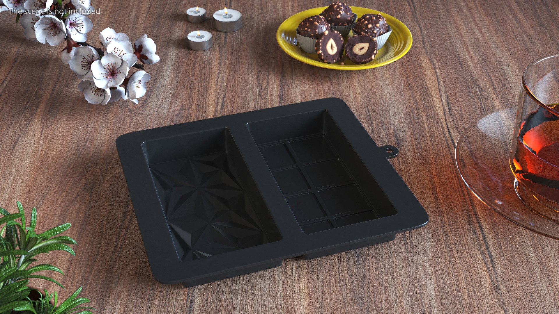 Chocolate Bar Mold Graphite Model - TurboSquid 2343319