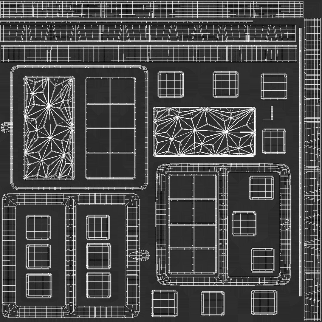 Chocolate Bar Mold Graphite Model - TurboSquid 2343319