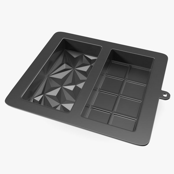modelo 3d Molde de barra de chocolate de grafito - TurboSquid 2343319