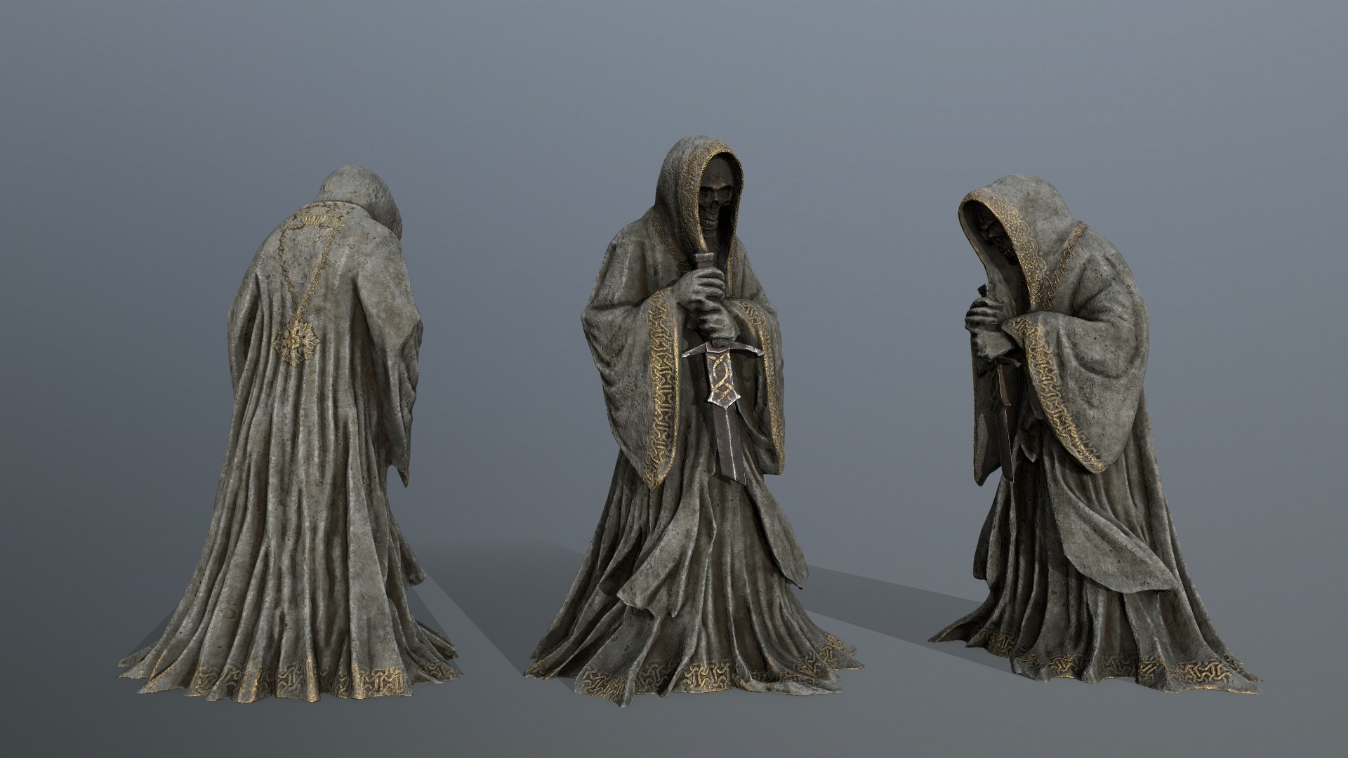 Dark Statue 3D Model - TurboSquid 2366914
