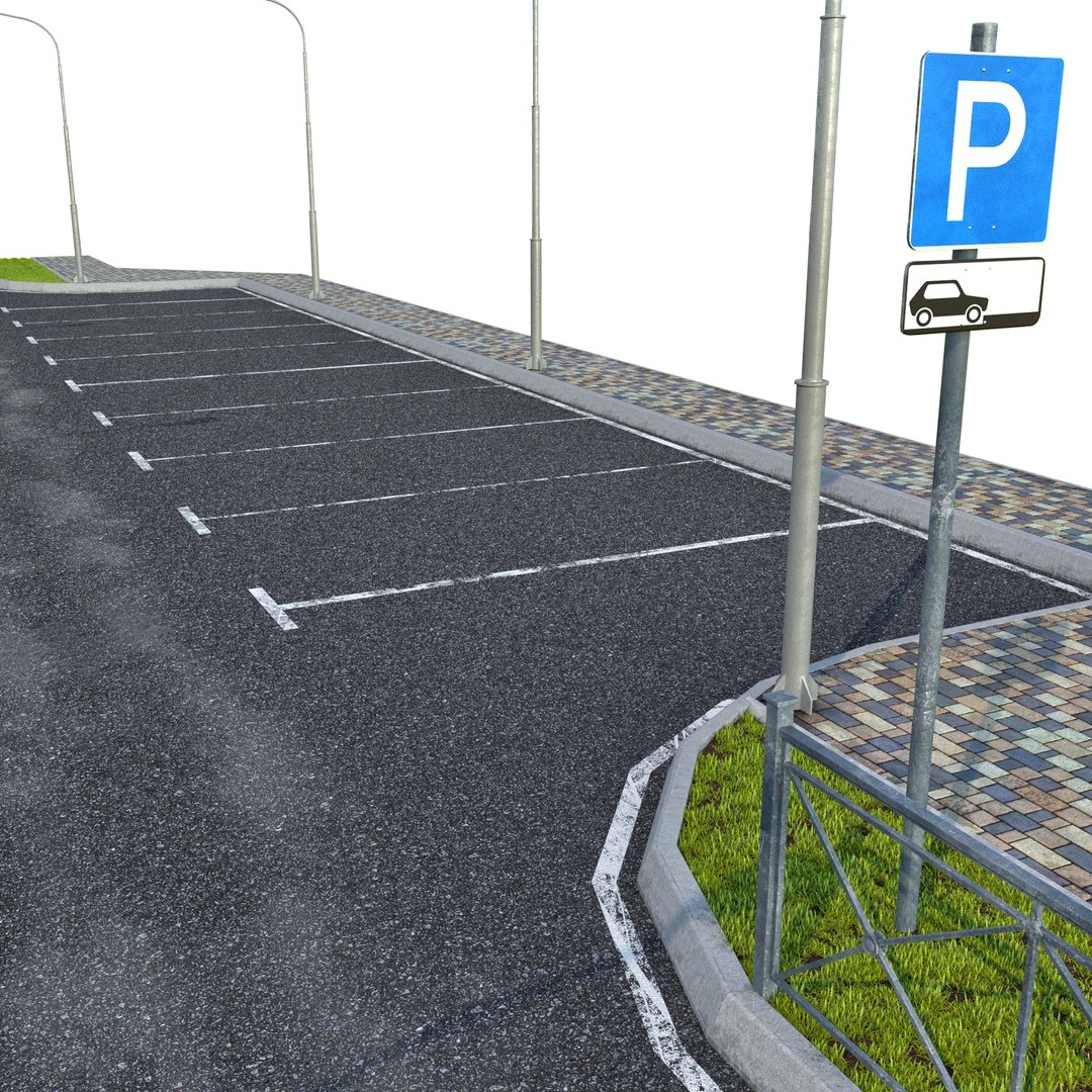 3D Sections of road - TurboSquid 1877631