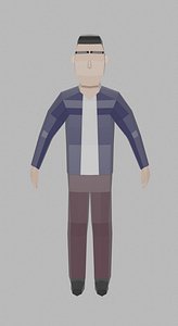 Character Man Rigged Unity 3D Model - TurboSquid 1567462