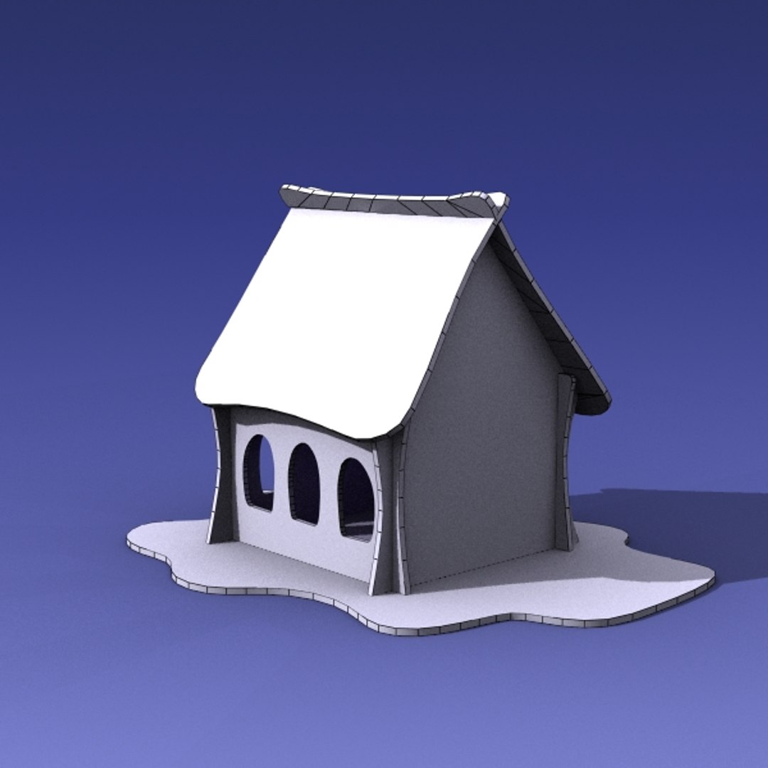 3d model small house