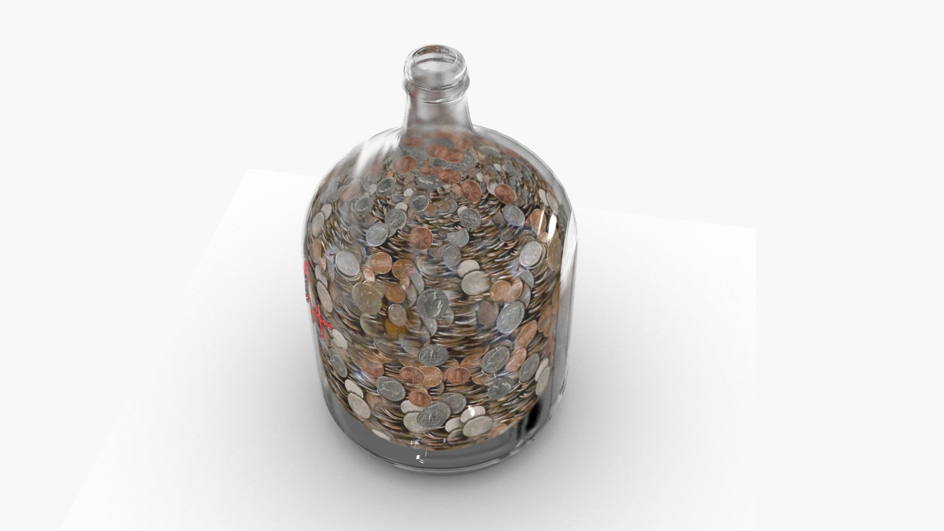 3D Coin Jar Model - TurboSquid 1948726