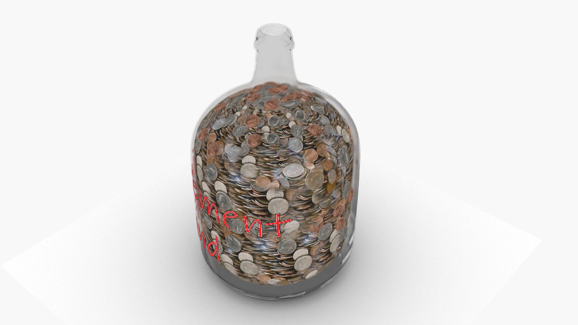 3D Coin Jar Model - TurboSquid 1948726