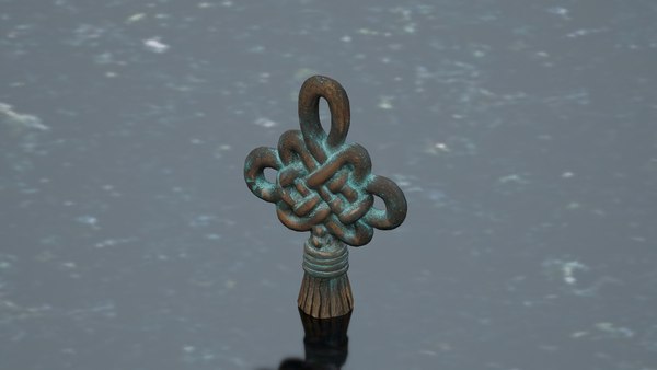 modelo 3d Escultura de bronce con nudo chino gratis - TurboSquid 2401836