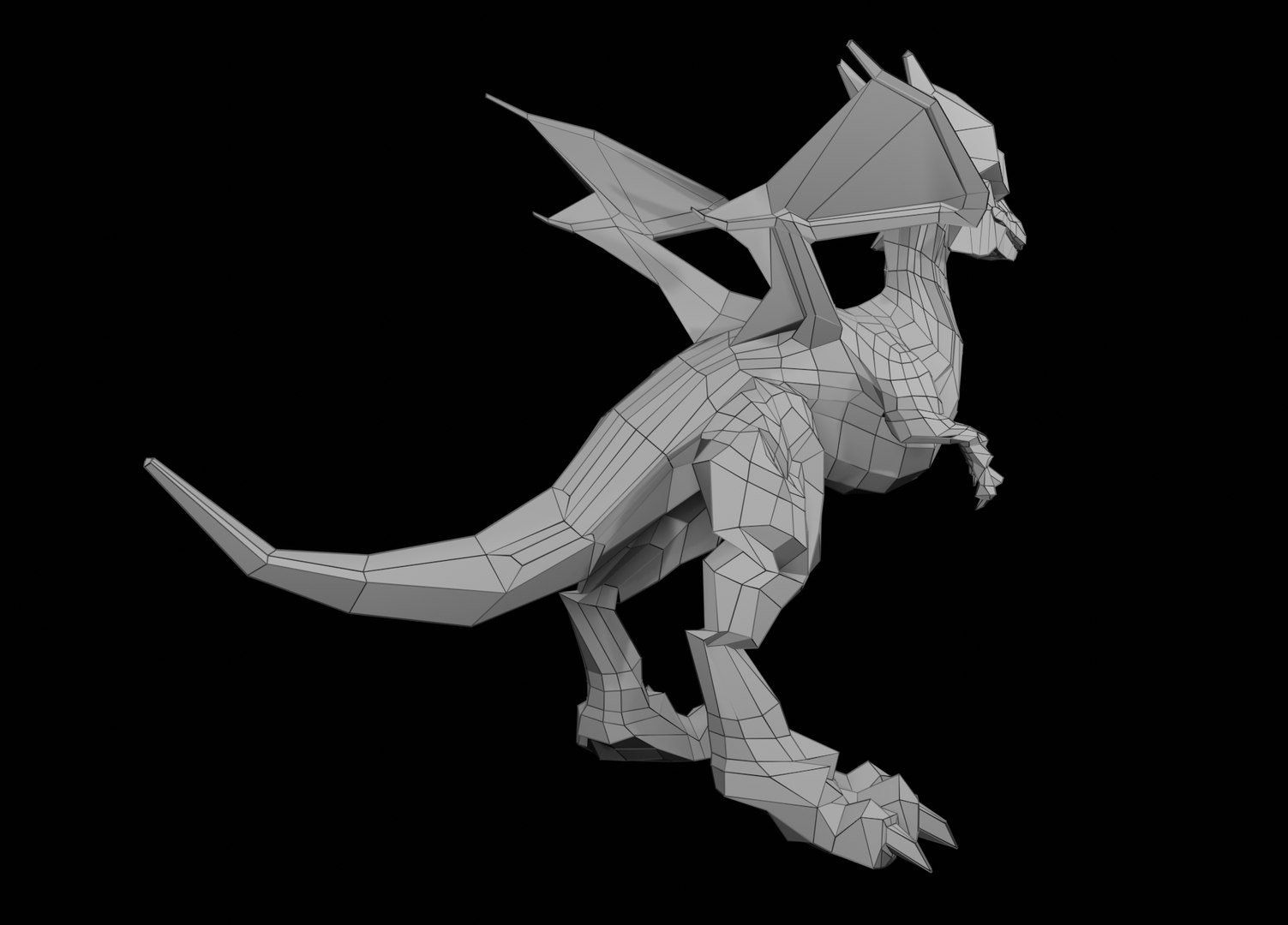 3D rigged dragon model - TurboSquid 1546863