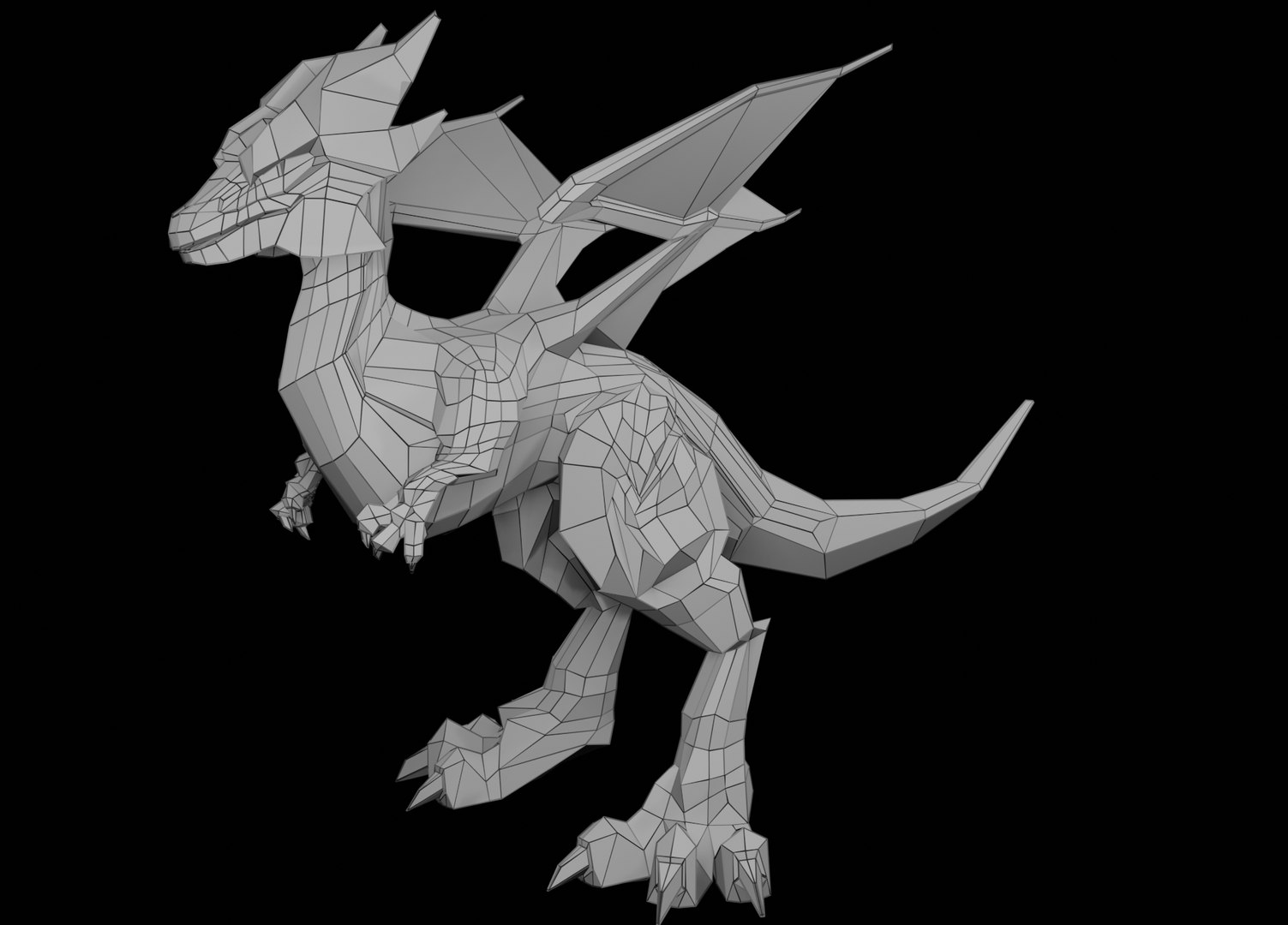 3D rigged dragon model - TurboSquid 1546863