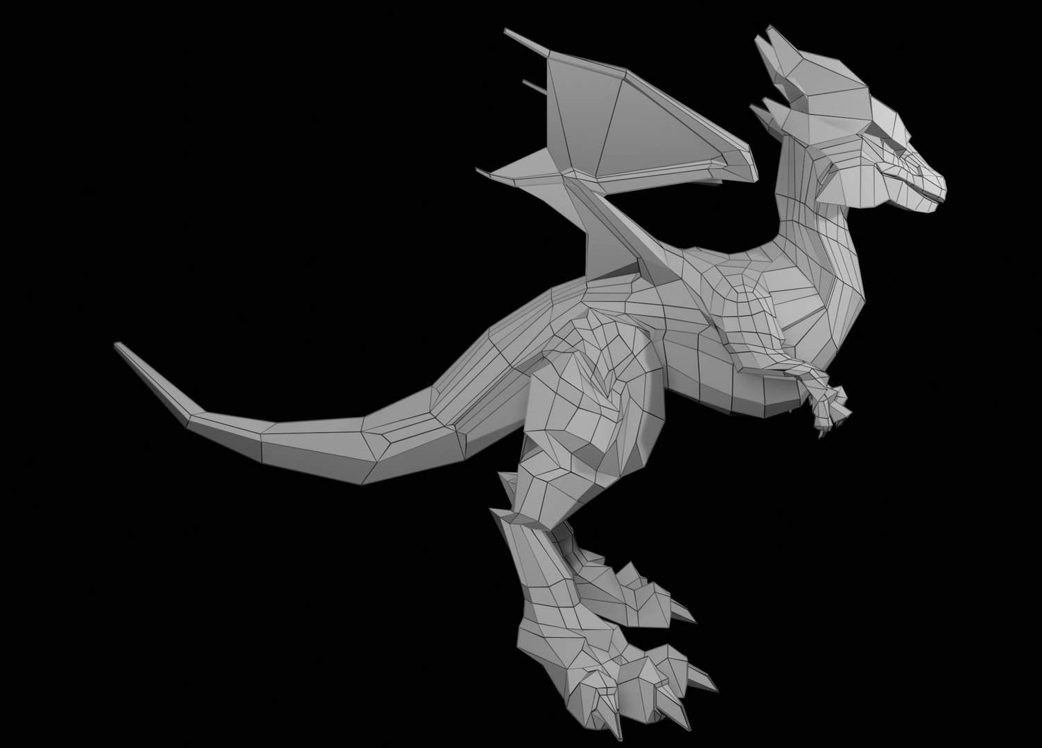 3D rigged dragon model - TurboSquid 1546863